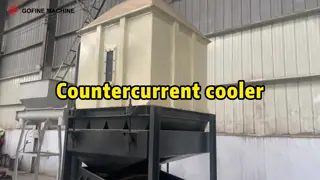 China Automatic Counterflow Cooling System Pellet Cooling Equipment for sale