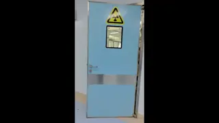 China GMP Compliant Cleanroom Automatic Sliding Door Steel Sliding Door For Clean Rooms for sale