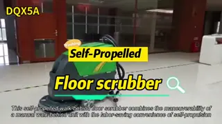 China DQX5A Self-propelled Walk-behind Auto Scrubber Reduces pushing effort by up to 70% for extended cleaning tasks for sale