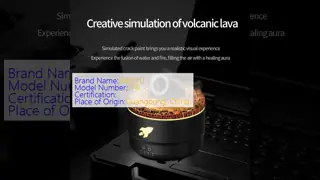 Lava Fire Cannon Aroma Diffuser For Dry Air