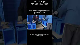 Plastic Crate Customization: Logo & Text Printing in Factory