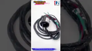 Low temperature slip ring with power and Ethernet