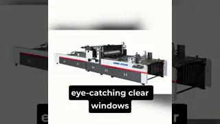 Large format window patchine machine