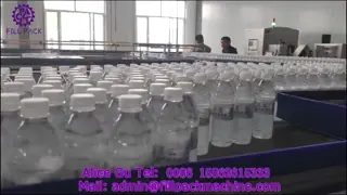 2121 P32 Plastic Bottle Water Line One-Piece Film Wrapping Palletizing Stretch Wrapping Packaging Li