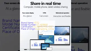 Interactive Whiteboard High Quality Touch LCD