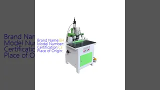 Wood Double Line Boring Machine Precision Drilling
