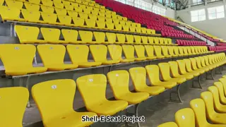 Shell-E Durable Plastic Stadium Seating Weather Resistant