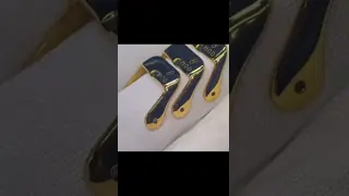 Watch buckle coated with titanium gold plating