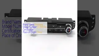 China Universal Car Fitment ABS Material HVAC Control Module with 12V Power Supply for Bus Truck and Car AC Systems for sale