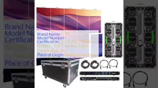 Outdoor Rental LED Screen IP65 Quick Install 2.9mm