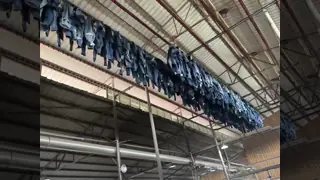 Jeans washing water