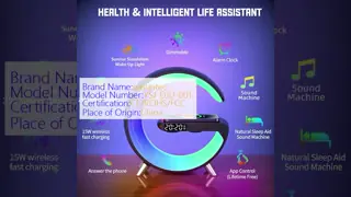 G Speaker Lamp Smart Light Sound Machine