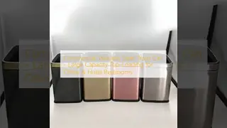 Durable Stainless Steel Trash Cans