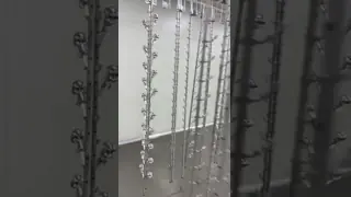 Vacuum coating display of the golden ball and the silver ball