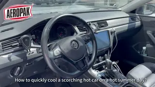 AEROPAK Instant Cooling Spray | Quickly Cool Sun-Baked Car Interiors and Motorcycle Seats