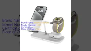 QI Magnetic W Fast Wireless Charger For Phone Watch Earphone