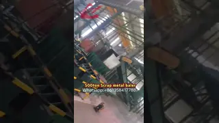 500ton high press force Scrap Metal Baling Press machine for copper sawdust