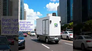 China NEWBASE Z8 Max Autonomous Refrigerated Truck with Ultra-Wide Temperature Control (-20°C to 12°C) 8.8 m³ Cargo Volume and 1000 kg Payload Capacity for sale