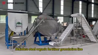 15t/h Organic Fertilizer Line | Mix-Granulate-Coat Process