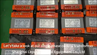 Single Phase Control Transformer