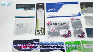 China Other Food Customized Plastic Fishing Lure Bait Bags Zip Lock Transparent Foil Packaging Bags Customized Logo Printing for sale