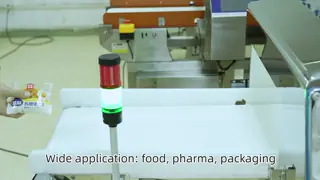 China Professional Auto Conveyor Stainless Steel Cheese Crackers Seafood Grade Milk Biscuits Meat Food Metal Detector CE Certified for sale