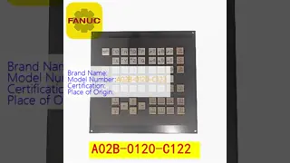 China Fanuc A02B-0120-C122 MDI Keypad Unit - 9-Inch Durable Membrane Keyboard for CNC Manual Data Input in Series 16/18 Systems for sale