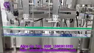 2117 J66 Linear Magnetic Drive Pump 2-Station Detergent Automatic Anti-Corrosion Filling Machine
