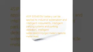 4S1P ER34615M Battery: Powering Automation