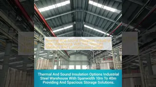 Steel Warehouse Fireproof Insulated Buildings