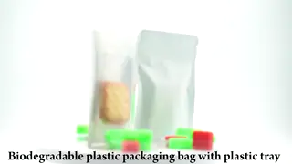 China Gravure Printing Zipper Top Resealable Food Packaging Transparent Plastic Tray Aluminum Mylar Film Bag Biodegradable 4x5 4x6 Inch for sale