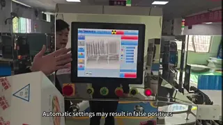 Advanced Food X Ray Machines with 50Hz Power Supply and Mirror Polish SUS304 Body Material