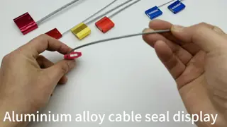 Secure Shipping Containers With Cable Seals