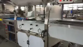 600mm chocolate enrober machine+14m cooling tunnel