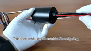 China Single-Mode Fiber Optic Slip Ring with 1550/1310 nm Wavelength and 16 Electrical Circuits for High-Fidelity Signal Transmission for sale