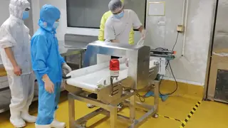 Digital Conveyor Metal Detector Food Safety / Medicine / Apparel Industry Use