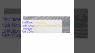 9MM Nylon Office Carpet Tiles Commercial Flooring