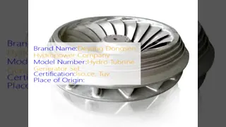 China High Efficiency Water Turbine Generator with Automatic Voltage Regulator (AVR) for 200kW - 20MW Hydropower Plants for sale