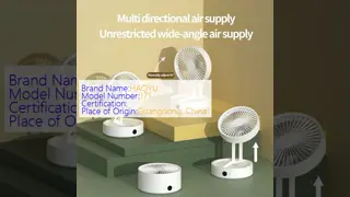 Portable Desk Fan Quiet USB Adjustable Height Outdoor