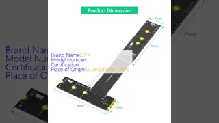 NVMe SSD Extension Cable 30cm 270 Degree
