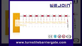 Aluminum  Fence Boom Parking Barrier AC Motor