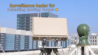 China 40cm Antenna Size Phase Sweep Range Drone Detection Radar Detection With Long-distance Thermal Camera for sale