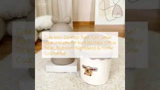 Vintage Trash Can Eco-Friendly Wood Iron