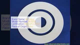 PTFE Gaskets Precision CNC Food Grade Seals