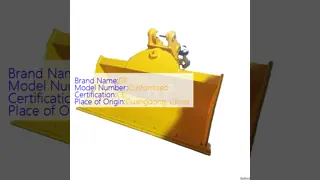Excavator Tilt Bucket Grading Ditching Power