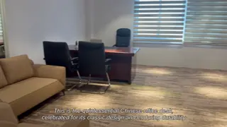 Look: The Most Classic Yet L Shape Boss Office Desk