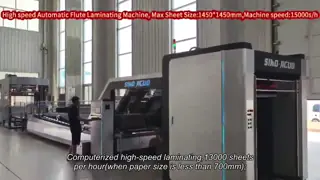 JIGUO High Speed Automatic Flute Laminating Machine