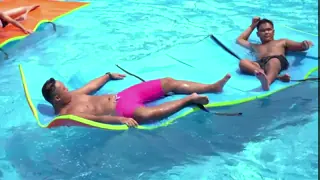 Spliced Floating water mat