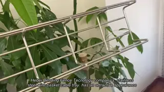 stainless steel wire basket cable tray
