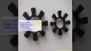 China Customizable Rubber Coupling Spider with OD78mm x ID31mm x T18mm Dimensions and 70-80 Shore A Hardness for Max Torque 4 N.m for sale